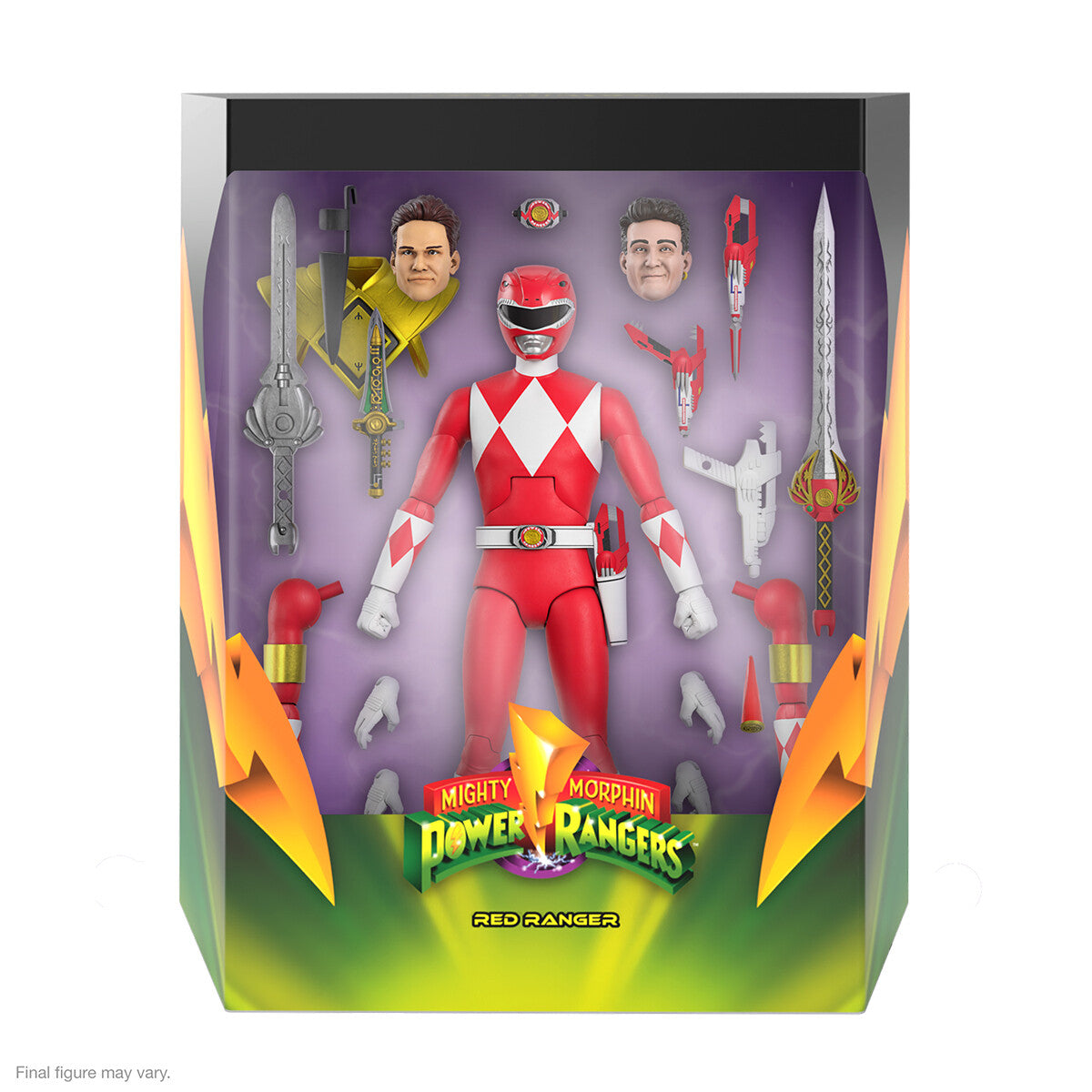 RED RANGER POWER RANGERS ULTIMATES SUPER7 – atomicoleccionables