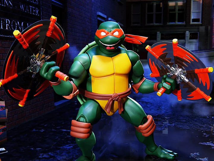 MICHELANGELO TMNT 2003 ANIMATED SERIES SUPER7 – atomicoleccionables