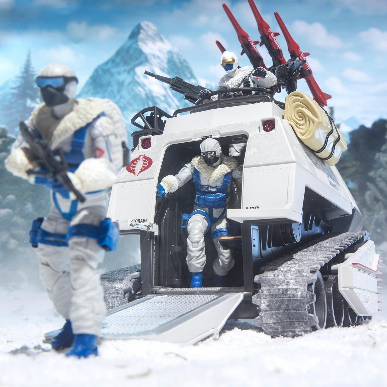 ARCTIC ASSAULT H.I.S.S. (HIGH SPEED SENTRY) AND DRIVER G.I.JOE CLASSIF ...